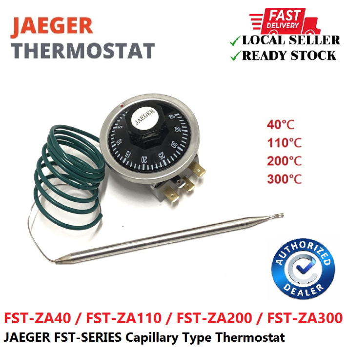 JAEGER FST-SERIES Capillary Type Thermostat (FST-ZA40 / FST-ZA110 / FST-ZA200 / FST-ZA300) | Lazada