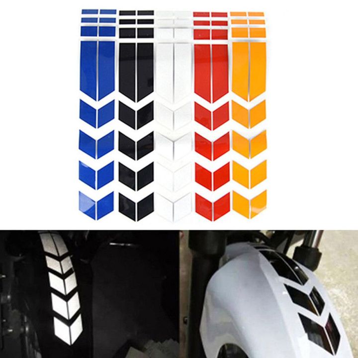 LLSBB Arrow Tape Safety Warning Motorcycle Stickers Reflective Decal On ...