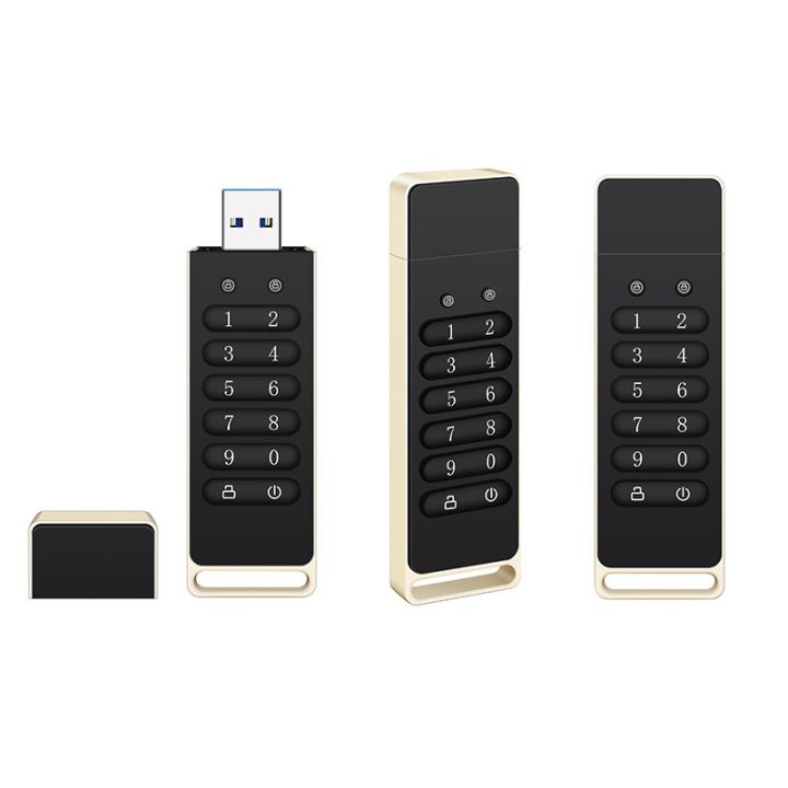 (YNVK) Secure USB Drive, Encrypted USB Flash Drive Hardware Password ...