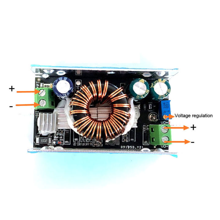 Power supply voltage regulator module 100W 6A DC-DC step-down converter ...