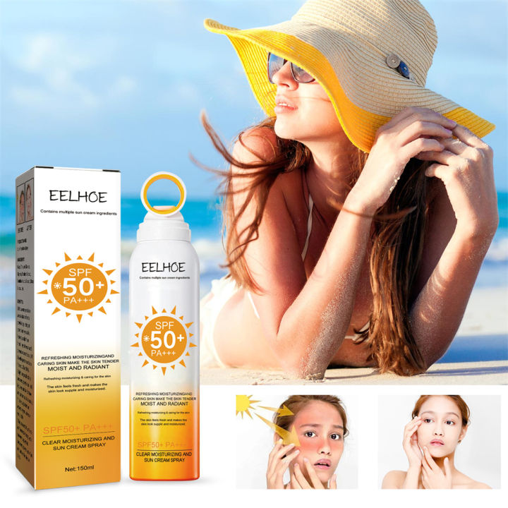 Lorzi Eelhoe Sunscreen Spray Spf50 Summer Sunscreen Protection Skin