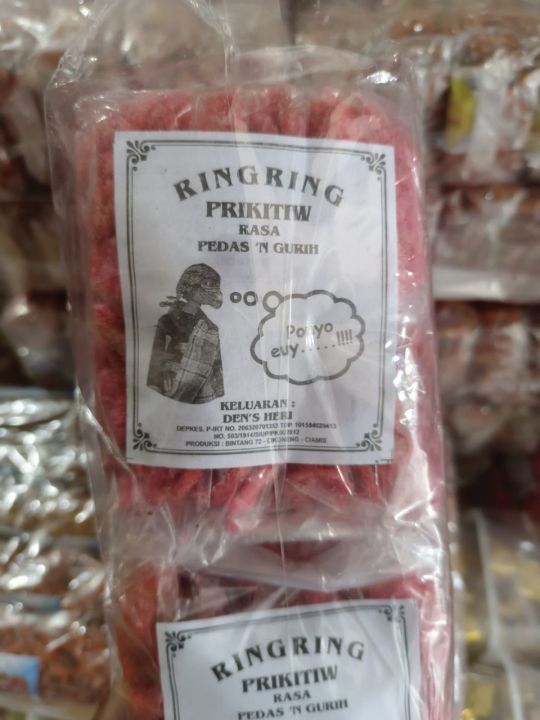 Sosis Kering Goreng Ring Ring Pedas Gurih 1 Pak Isi 10 BKS | Lazada ...