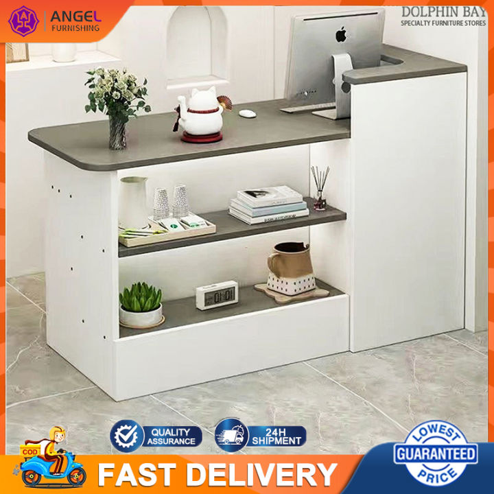 Counter table for cashier Shop mall Simple Reception Clothing Store ...