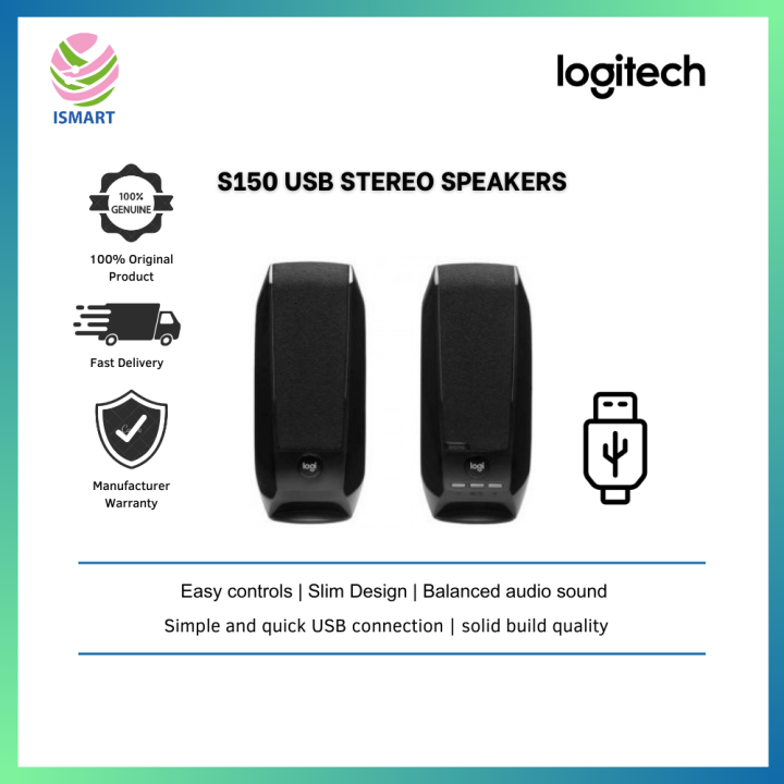 LOGITECH S150 USB STEREO SPEAKER | Lazada