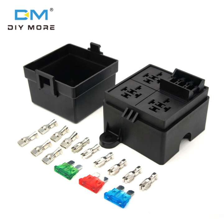 diymore Free Combination Auto Car Truck 3 Way Fuse Holder Relay holder ...