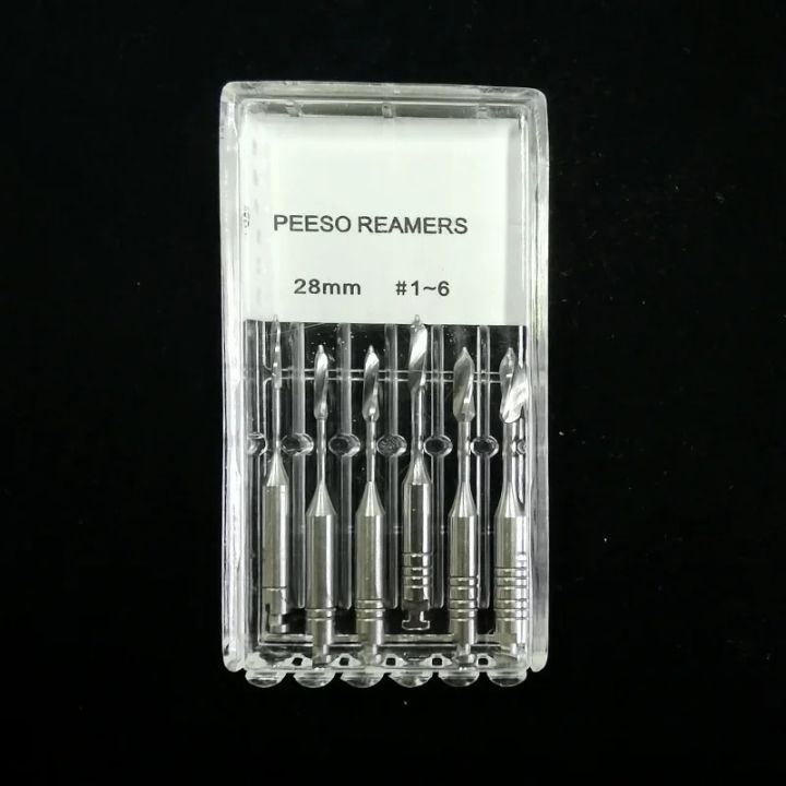 Dental Tools Root Cannal Endo Peeso Reamers Drill 28mm 32mm Stainless ...