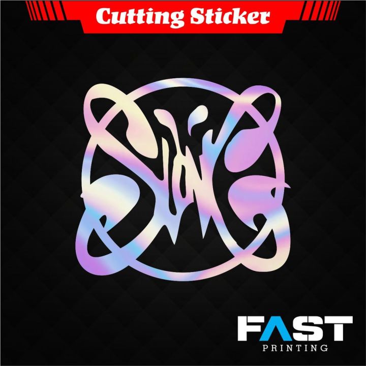 CUTTING STICKER LOGO SLANK l STIKER MOBIL MOTOR KEREN | Lazada Indonesia