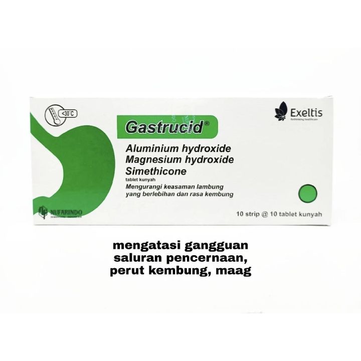 Gastrucid Tablet Per Lembar isi 10 tablet / TP | Lazada Indonesia