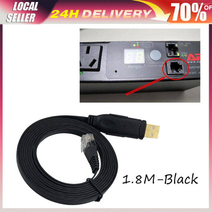 USB to RJ45 Console Cable RS232 Serial Adapter for Laptop Computer ...