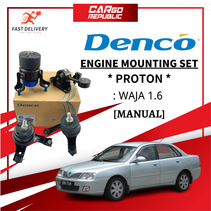 Denco Proton Waja 1.6 [Manual] Engine Mounting Kit Set Original Made In ...