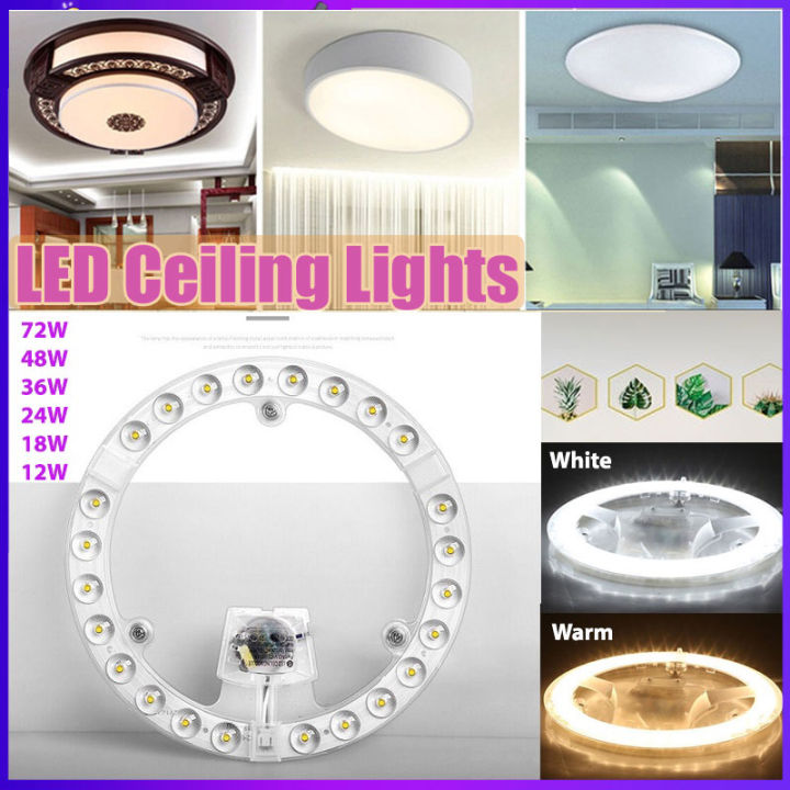 Ceiling Light Module Ceiling Lamp Source Indoor Round Plate 220V PCB ...