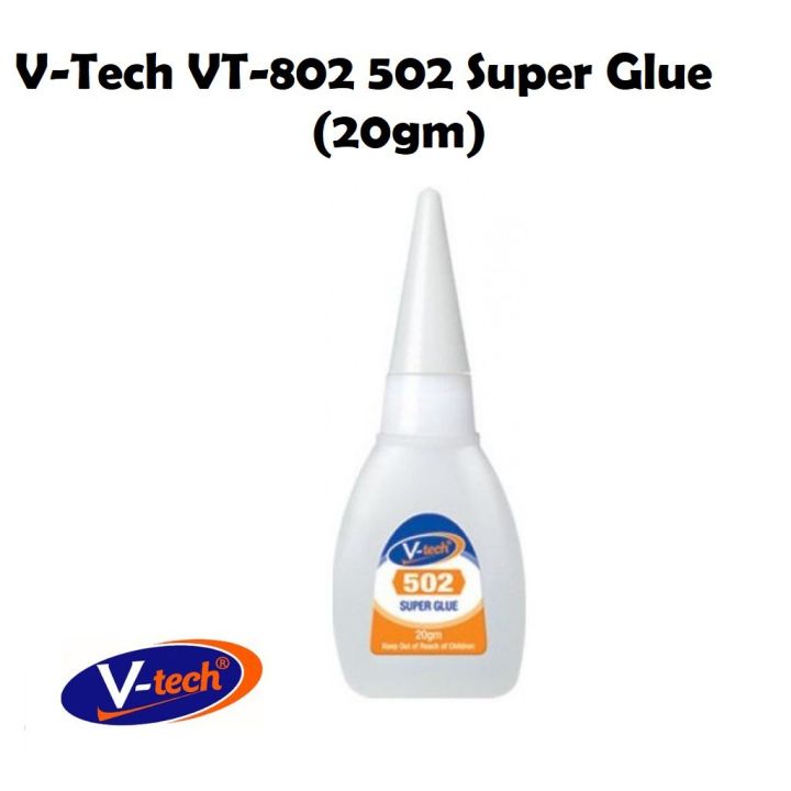 "V-Tech" VT-802 ~ 502 Super Glue 20g (3 Seconds Super Glue) | Lazada