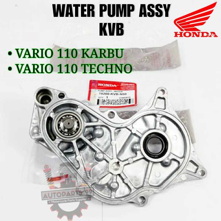 Water Pump Honda Vario 110 Karbu Techno CBS Pompa Air Radiator Vario ...
