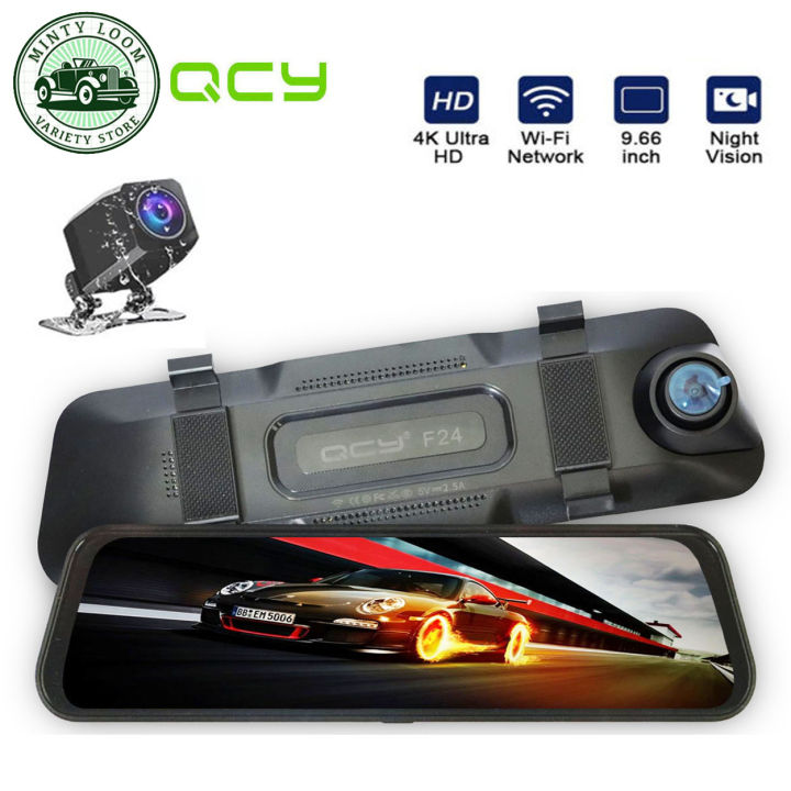 QCY F24 4K Ultra HD BSD 9.66" Touch Screen 3840x2160 (Ultra HD video ...