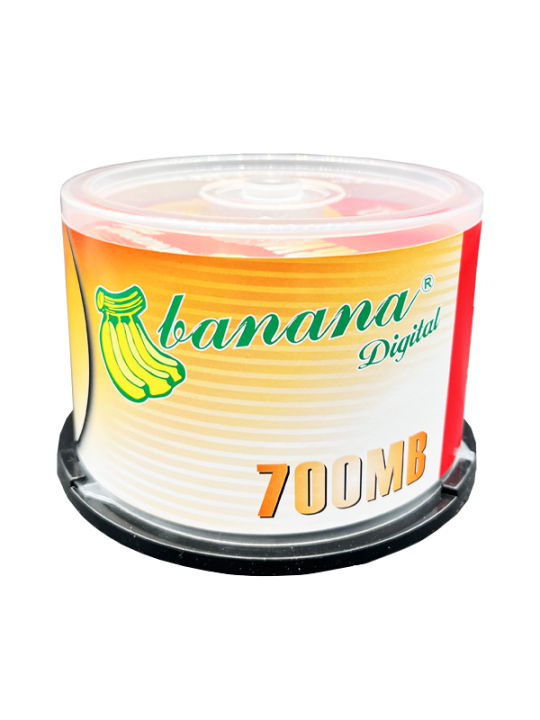 Banana CD-RW burning 700/4X erasable CD disc/scrub blank disc/50 pack ...