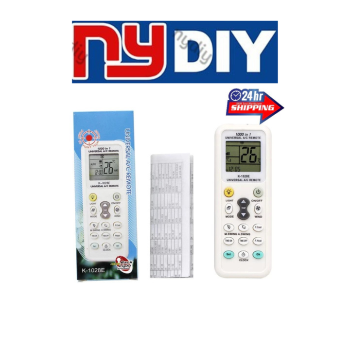 Universal Aircond Remote Control 1000 in 1 Air Conditioner Remote K ...