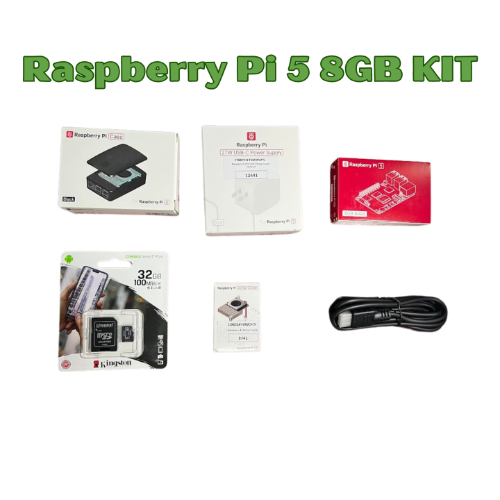 Raspberry Pi 5 Kit - 8GB/4GB Bundle with Plastic Casing RPI USB C Power MicroSD HDMI | Lazada PH