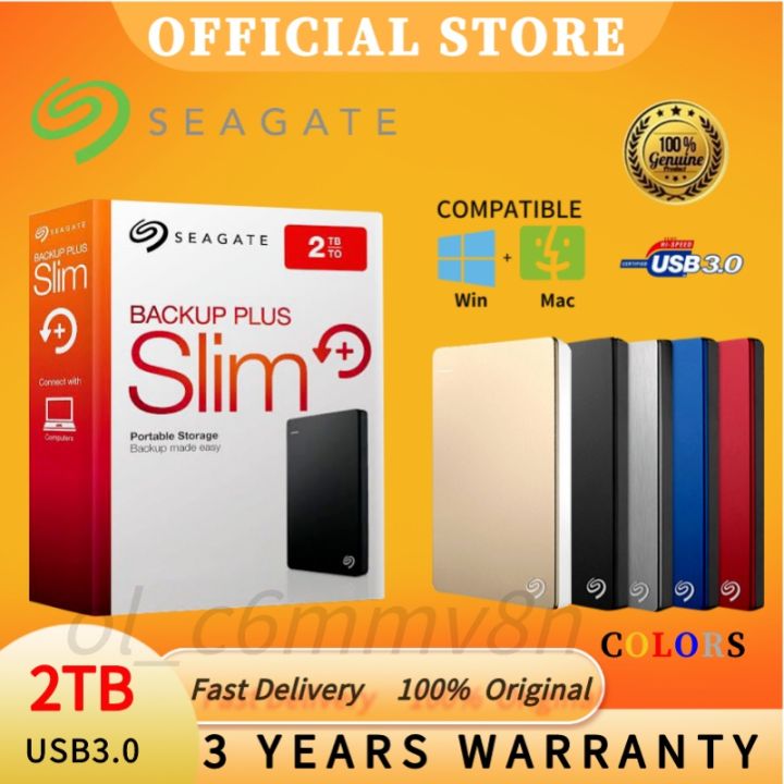 Seagate External Hard Drive Expansion USB 3.0 HDD 2TB 1TB Portable 2.5" Hard disk Hard Drive ...