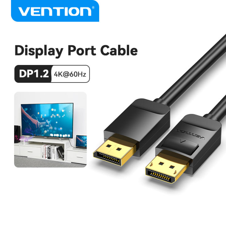 Vention Display Port Cable 4K 60Hz DP Male to Male Cable Audio and ...