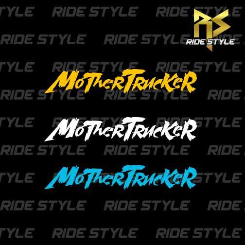 MotherTrucker 4X4 Sticker Windscreen Side Trunk Side Door 4x4 Decal ...