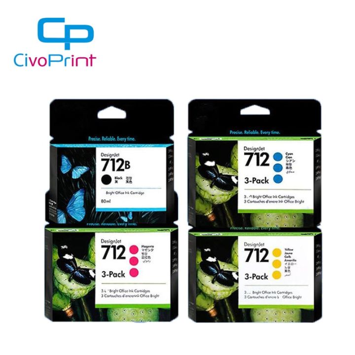 Corinada Civoprint Original New 712 712B Ink Cartridge For HP Designjet ...