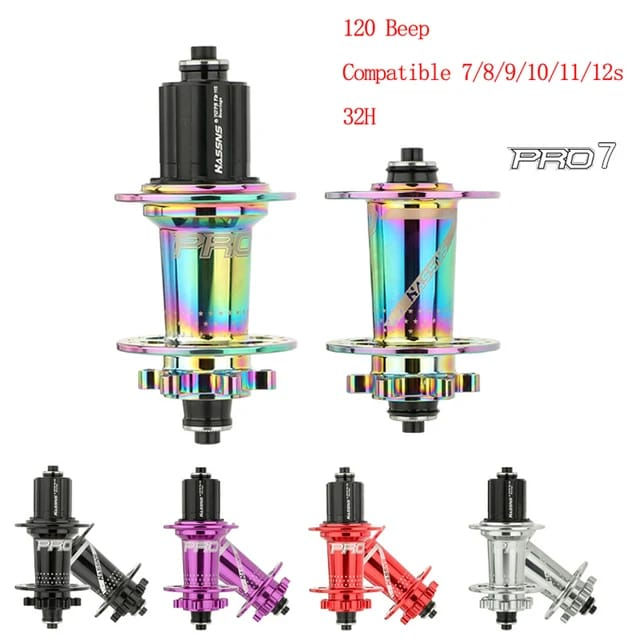 Hassns Pro Hub Freehub non Boost TA QR 12x142 9x135 15x100 32 hole 6 ...