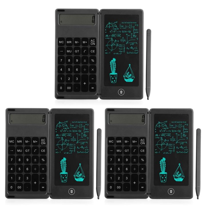 Calculator Notepad 6 Inch LCD Writing Tablet Digital Drawing Pad with ...