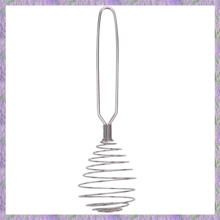 Spring Coil Wire Whisk Hand Mixer Blender Egg Beater Stainless Steel ...