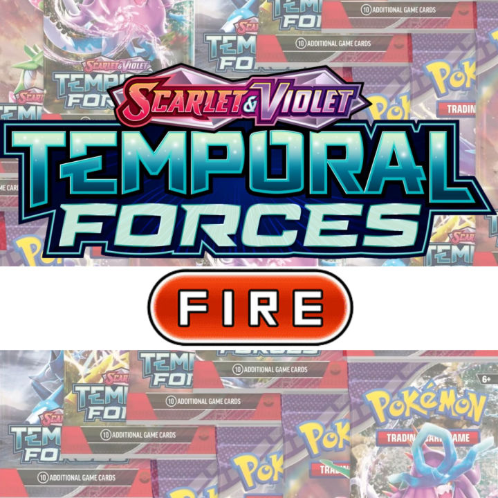 Temporal Forces Singles - Fire | Pokemon TCG | Lazada PH