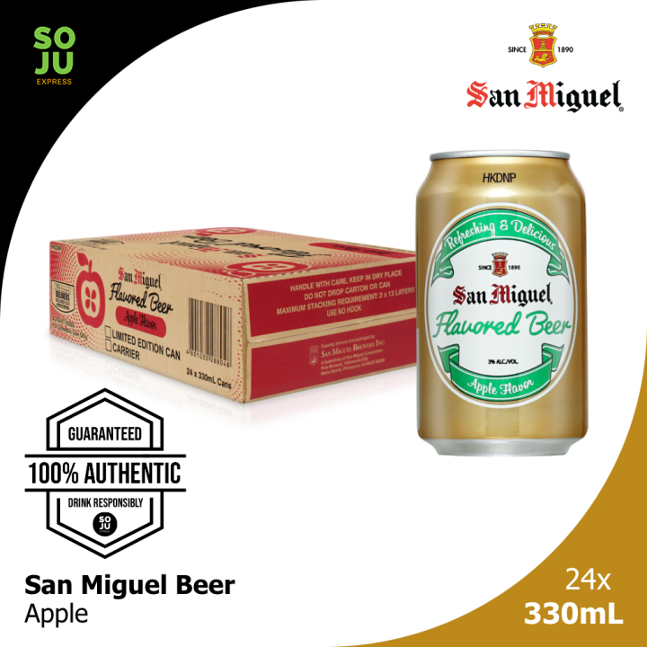 San Miguel Beer - Apple 330ml x 24 | Lazada PH