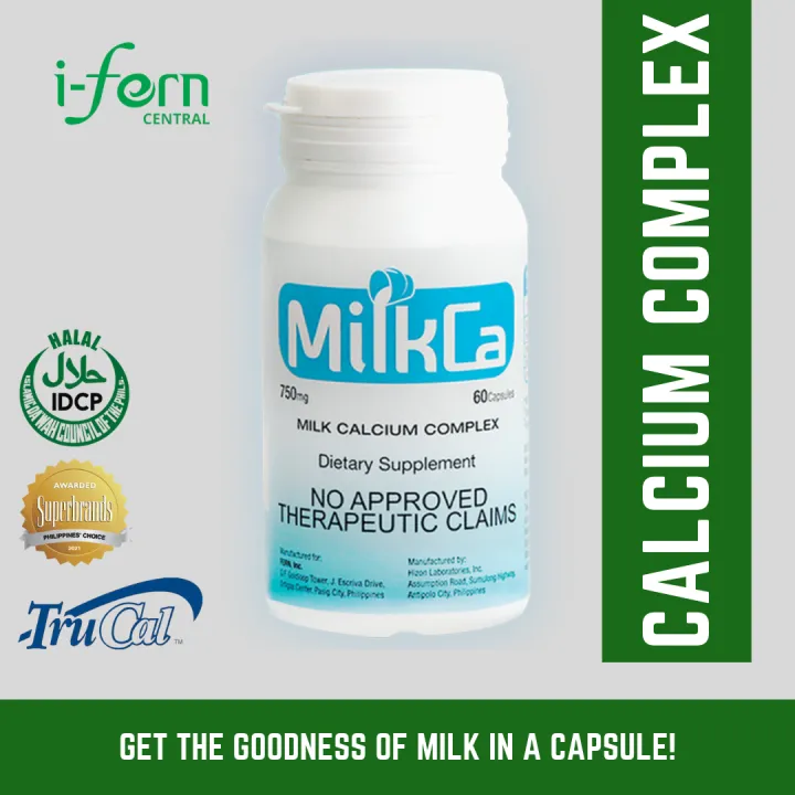 i-FERN MILKCA 60 Capsules (Calcium, Sodium, Potassium, Magnesium ...