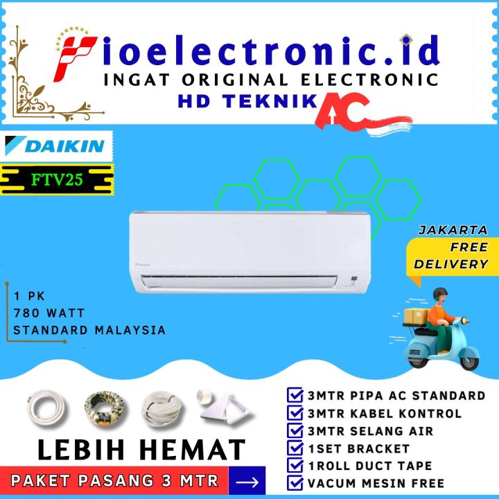 +PASANG AC DAIKIN 1 PK FTV25CXV14 MALAYSIA FREE PASANG+ACESORIES MURAH ...