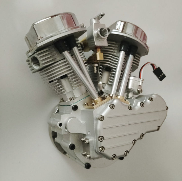 Stone model gasoline V2 mini mini mini engine engine two-cylinder ...