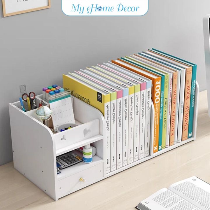 Student desktop bookshelf book storage case bedroom study tabletop ...
