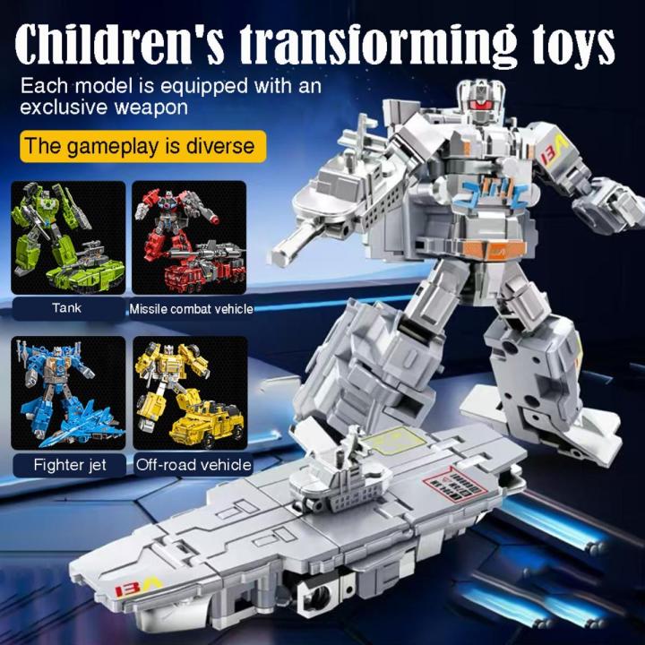 ミ🐋LOVE_CONNER🐋彡 3-in-1 Sea, Land & Air Transforming Robot Toy - Optimus ...