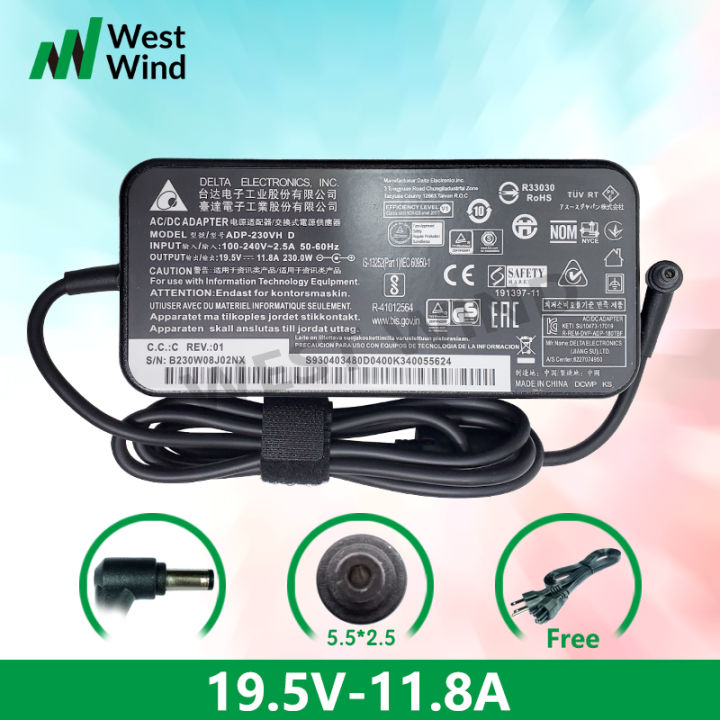 Delta Laptop Charger Adapter 19.5V 11.8A BP 230W 5.5mm x 2.5mm | Lazada PH