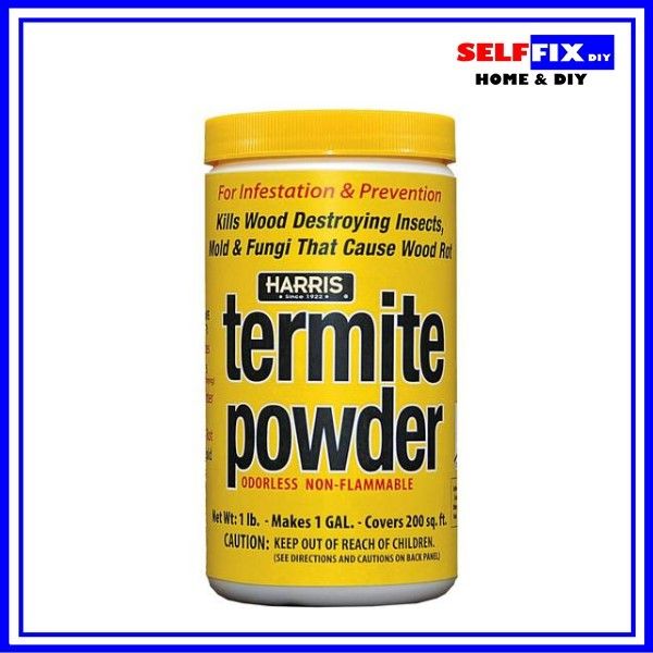 Harris Termite Powder 16oz - Wood Rot and Mold Control and Exterminates ...