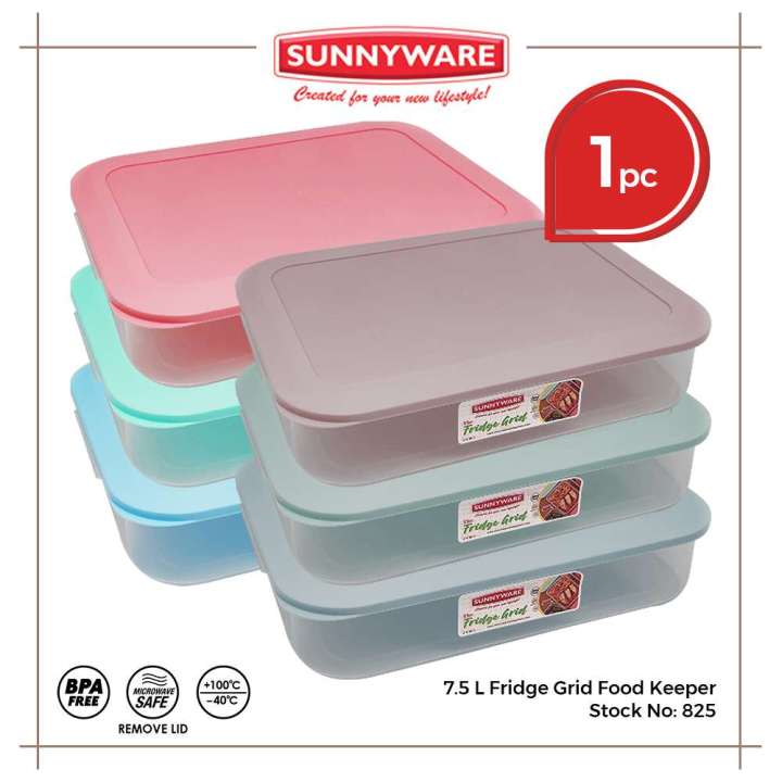 1PC SUNNYWARE 825 - 7.5 L Fridge Grid Food Keeper | Lazada PH