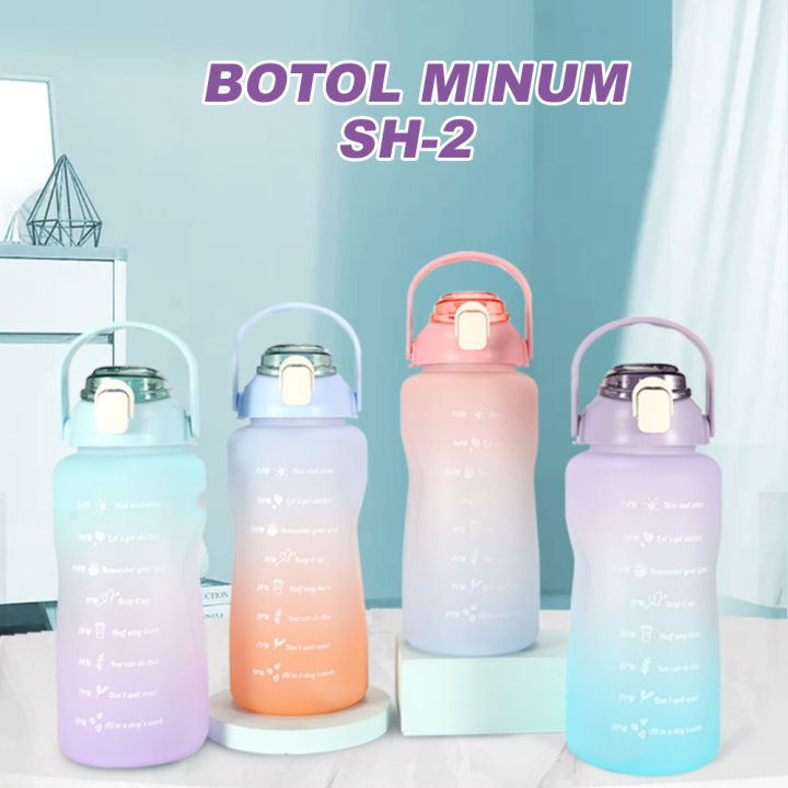 Botol Minum Viral 2L Botol Viral Doble Stiker 2D Botol Minum Motivati ...
