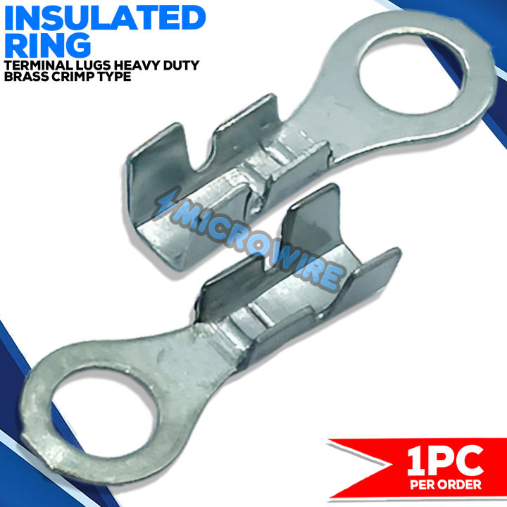 Insulated Ring Type Terminal Brass Crimp ( Per Piece ) | Lazada PH