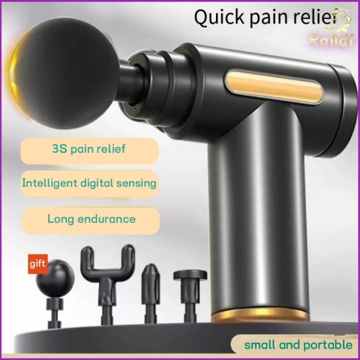 【Randi】Massage gun muscle relaxation Mini masager electric LCD Body ...