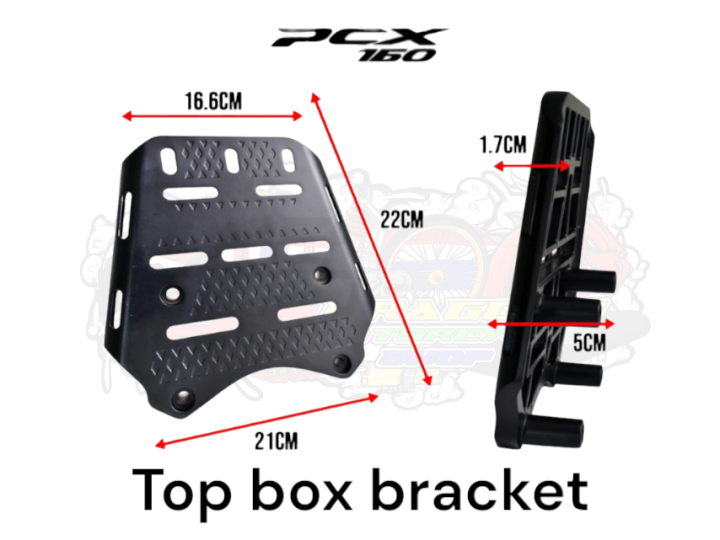 NEW! PCX 160 heavy duty top box bracket | Lazada PH