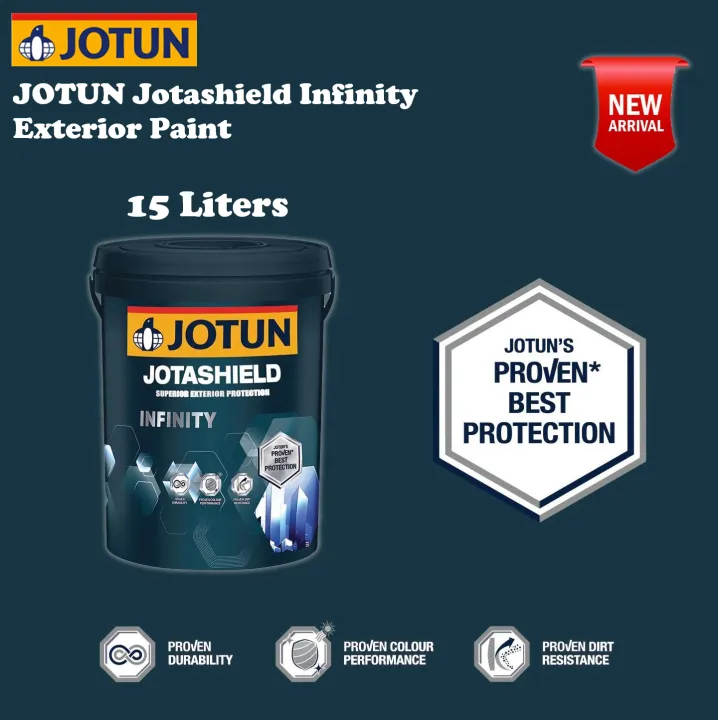 15L JOTUN Jotashield Infinity - Exterior (Color Option) + Freegift | Lazada