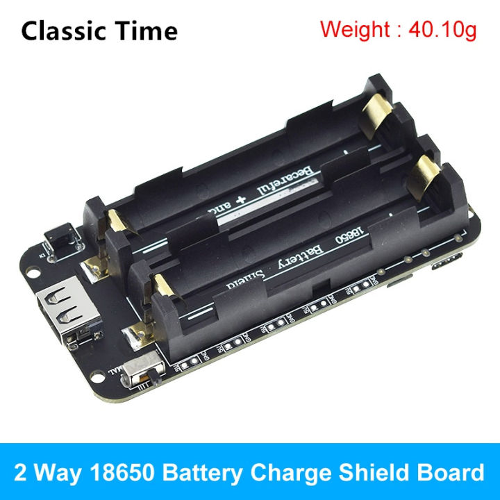 Two Voltage 18650 Lithium Battery Shield V8 Mobile Power Expansion