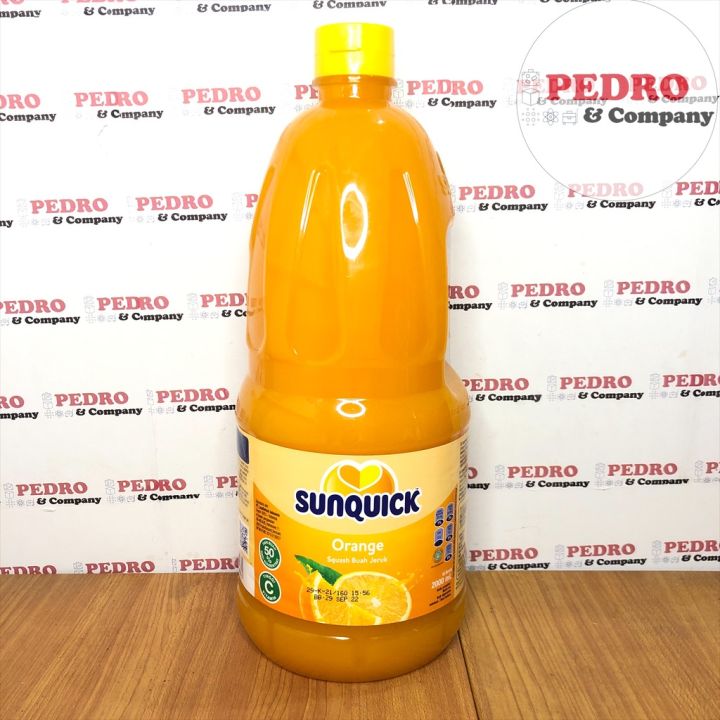 sunquick orange 2 liter - buah jeruk botol besar | Lazada Indonesia