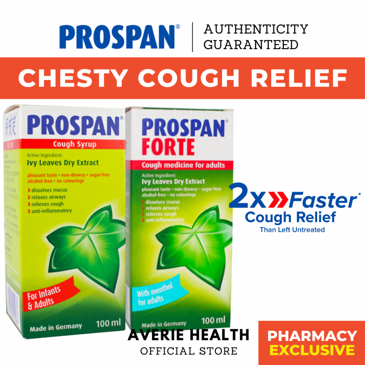 Prospan Cough Syrup / Forte 100ml | Dissolves Phlegm, Cough Relief ...