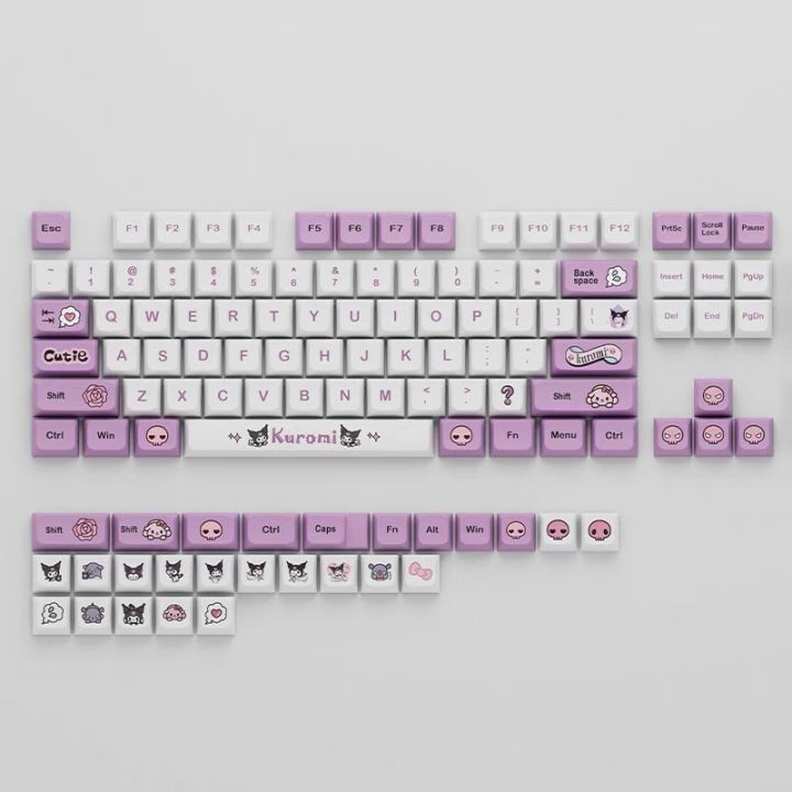 XDA Keycaps Kulomi PBT Dye-Sub Keycap 130 Keys Personalized Key Cap For ...