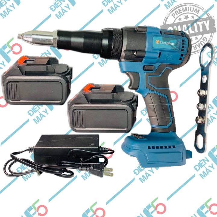DMF5 Máy rút đinh tán rive dùng pin 18V động cơ không chổi than BL ...