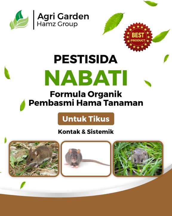 AGRI - PESTISIDA NABATI UNTUK TIKUS AMPUH 250ML | Lazada Indonesia