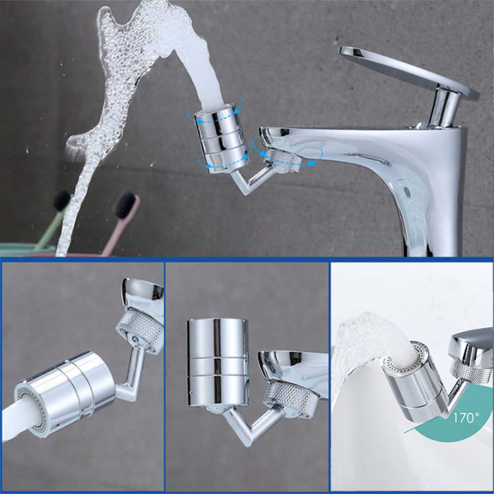 Universal Splash Faucet Spray Head 720 Degree Rotating Tap Filter Water ...